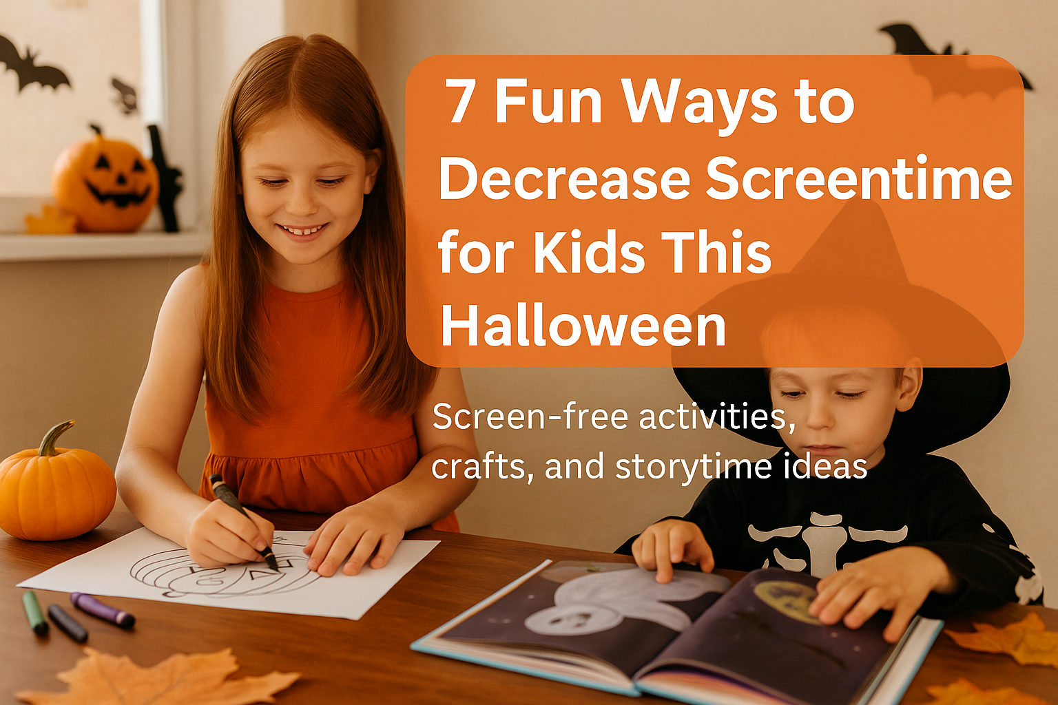 7 Fun Ways to Decrease Screentime for Kids This Halloween - Abyy ...